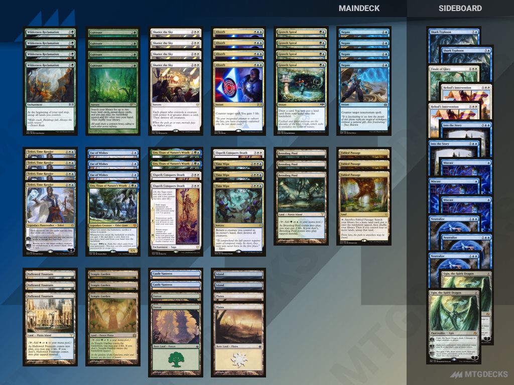 MTG Core Set 2021 Standard Bant Reclamation top decks • MTG DECKS