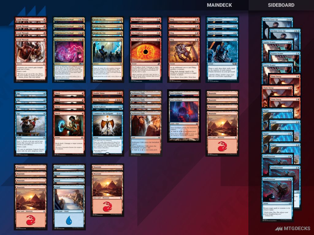 MTG Core Set 2021 Standard Izzet Fling Combo top decks • MTG DECKS