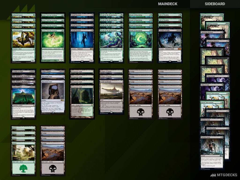 MTG Core Set 2021 Standard Golgari Lands top decks • MTG DECKS