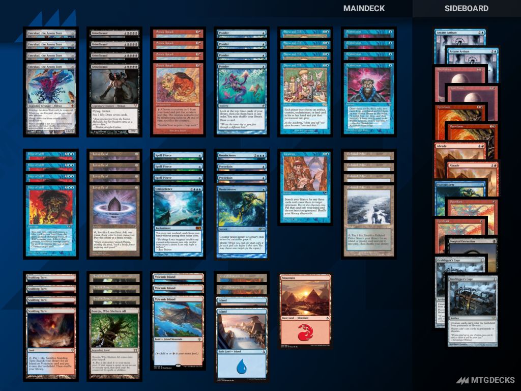 Legacy Sneak and Show deck by Renato Filho • MTG DECKS