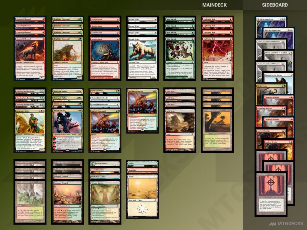 Modern Zoo deck by Kitamura Shuhei • MTG DECKS