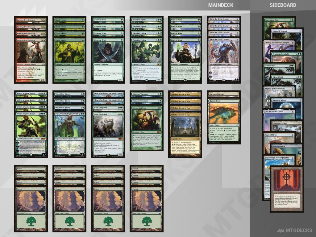 Pioneer Green Devotion deck by SoulStrong • MTG DECKS
