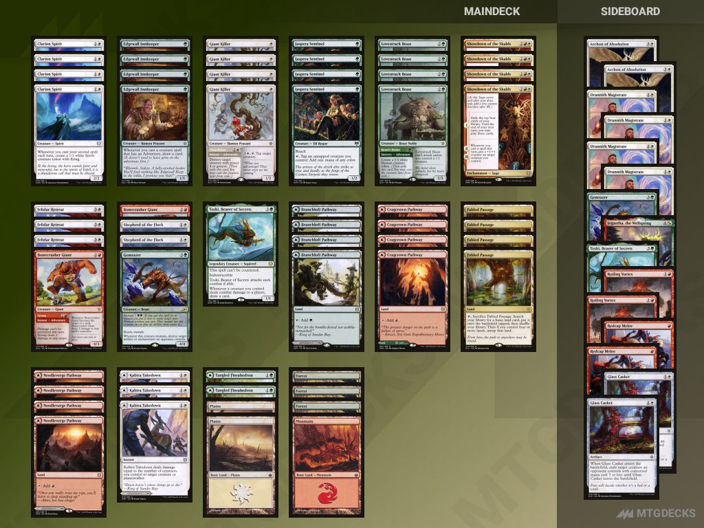 Arena Standard Naya Adventures deck by Jakob Nagel • MTG DECKS
