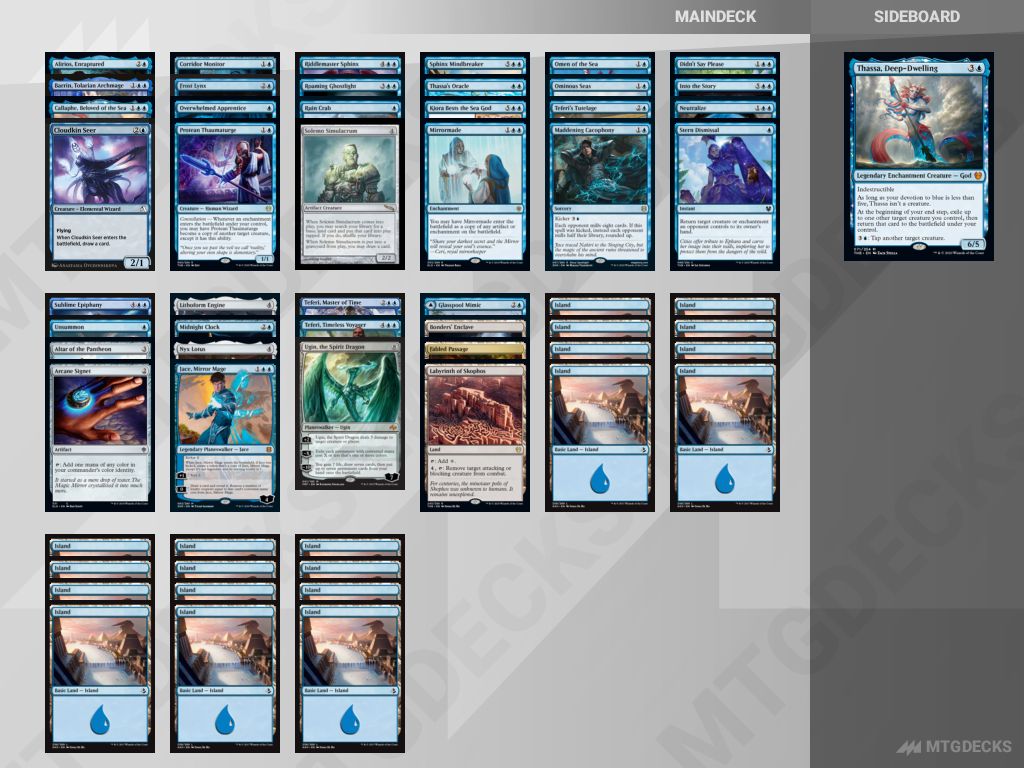 Brawl Thassa, Deep-Dwelling deck by MTGA-Assistant-Meta • MTG DECKS