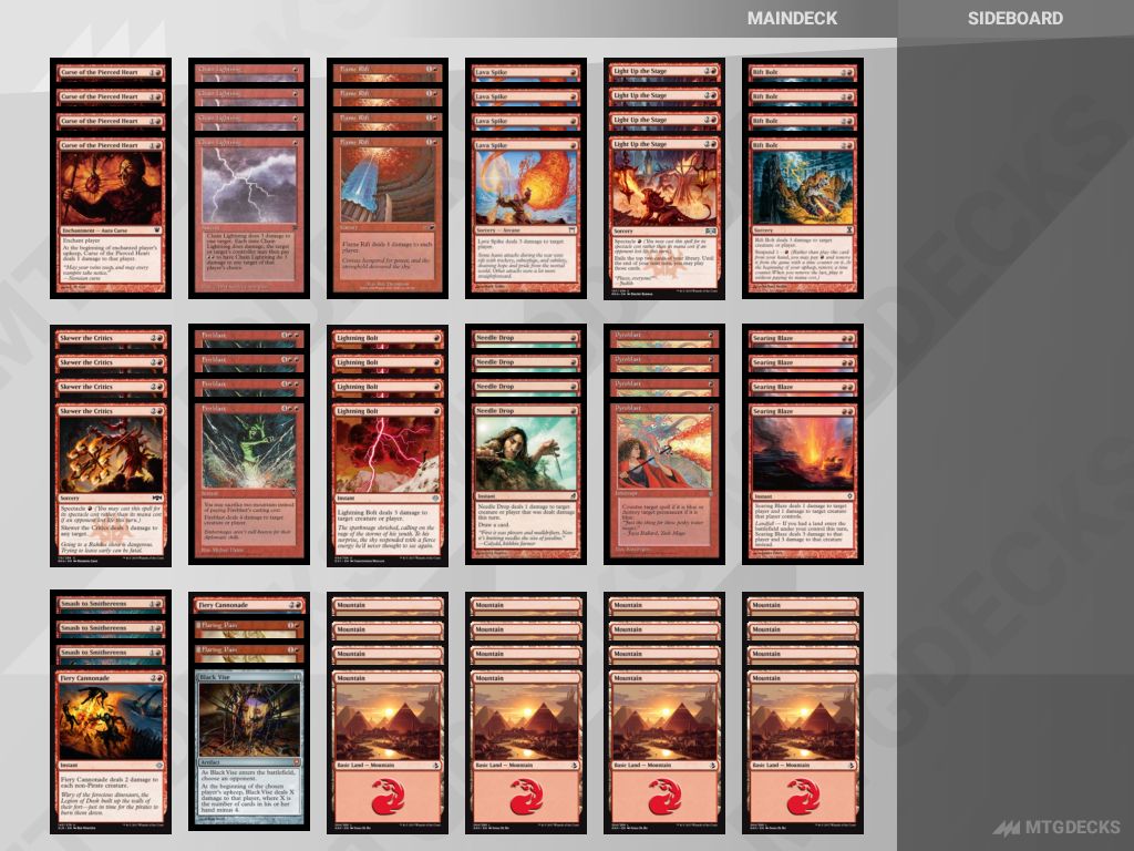 8 Men - Bloody sunday @ Mtg-peasant | April 01 • MTG DECKS