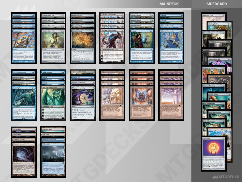 Modern Mono Blue Tron deck by Tectonic_Edge • MTG DECKS