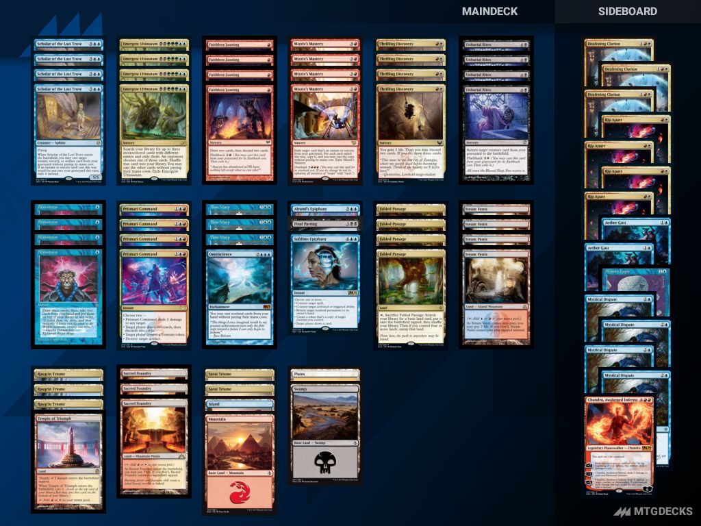 Arena Historic Four-color Combo deck by Gregor Peach • MTG DECKS