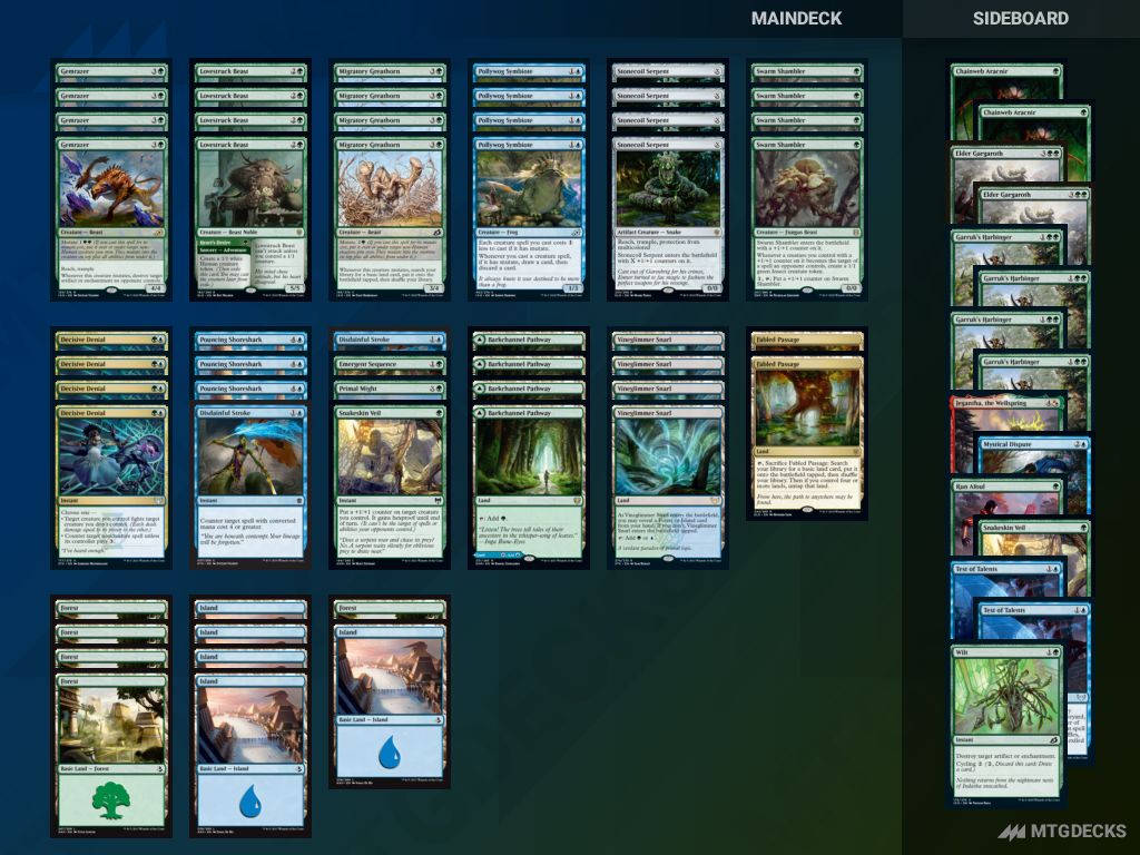 Arena Standard Simic Mutate deck by junichi yamauchi • MTG DECKS