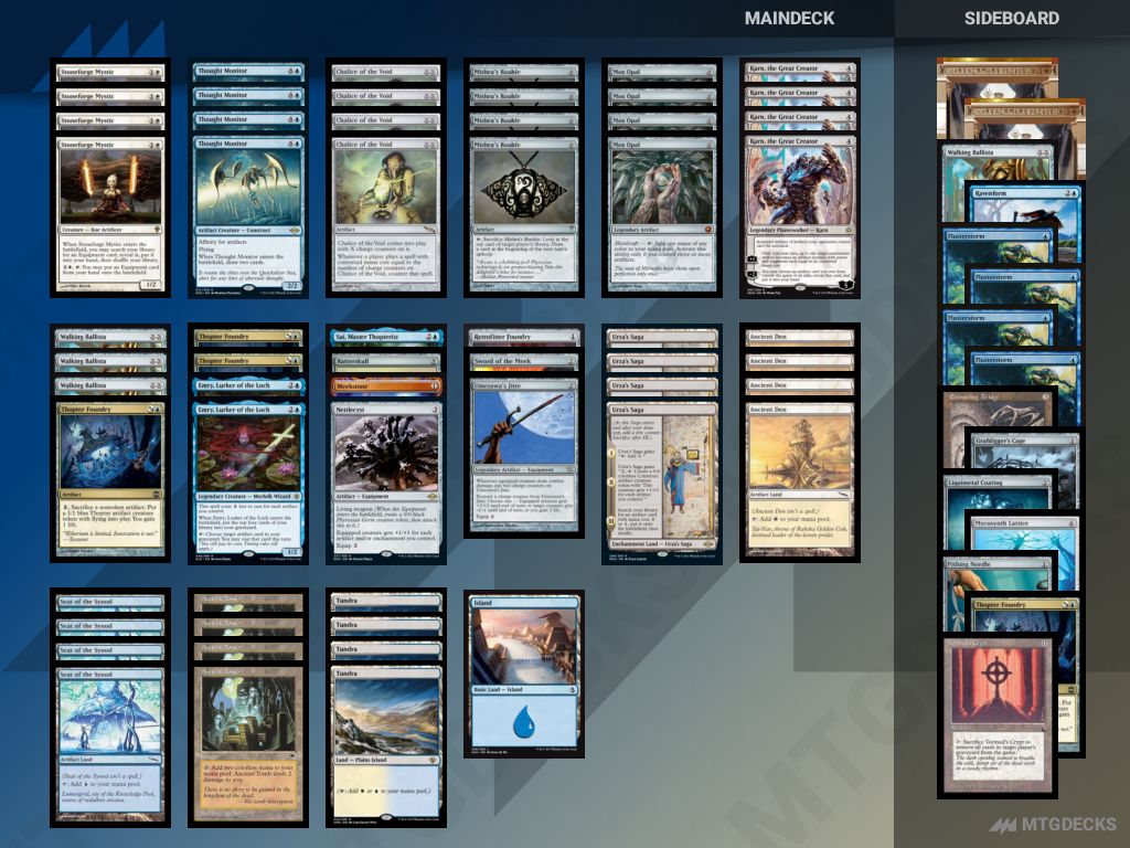 Legacy Thopter Foundry deck by Ark4n • MTG DECKS