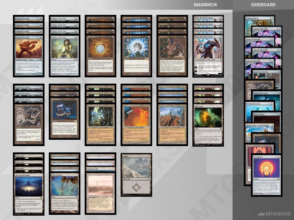 Legacy MUD Stax deck by Wizard_2002 • MTG DECKS