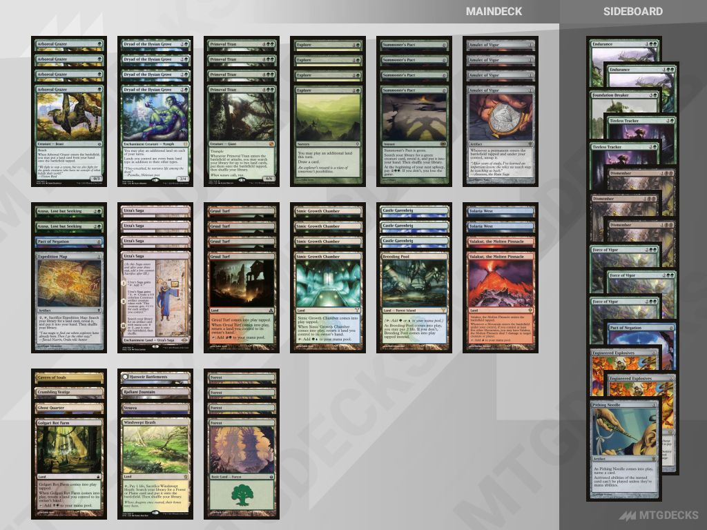Modern RG Ponza deck by Evan Wooden • MTG DECKS
