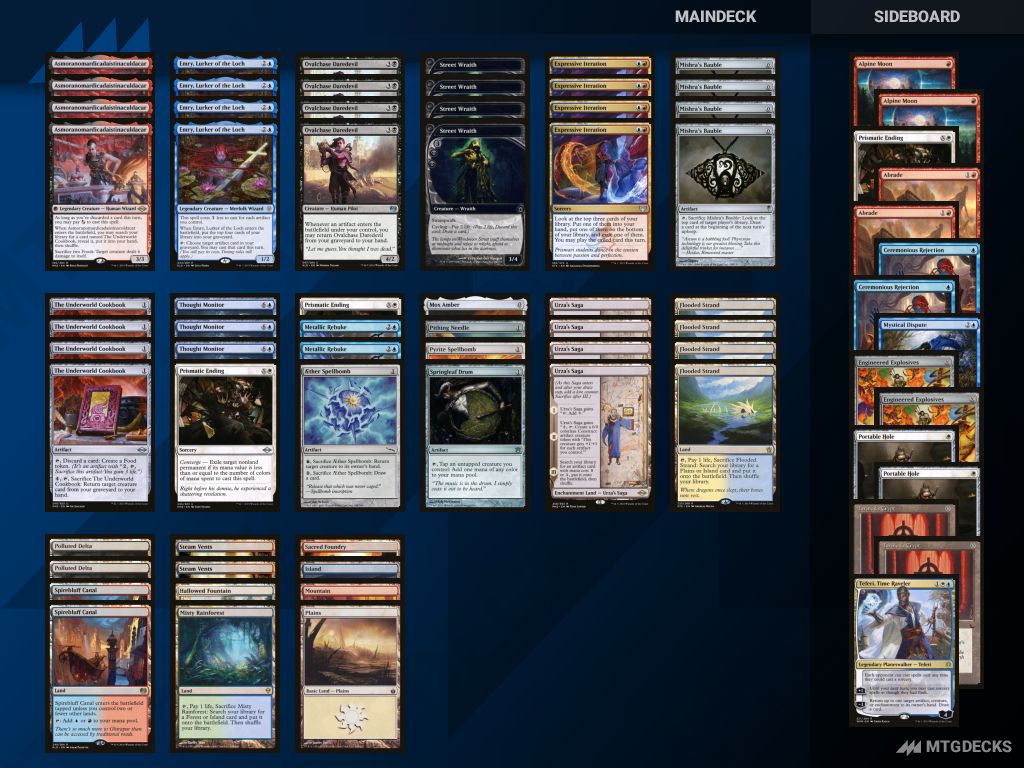 Modern The Underworld Cookbook deck by Oskar Månsson • MTG DECKS