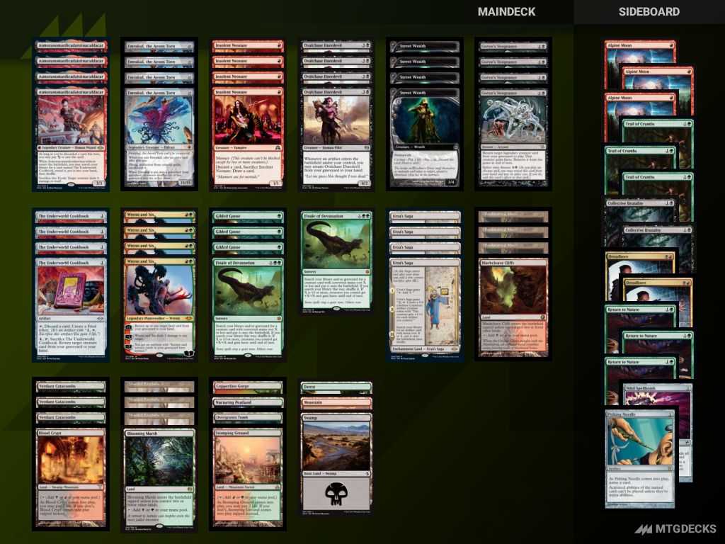 Modern Rogue deck by Yanaseko Kentarou • MTG DECKS
