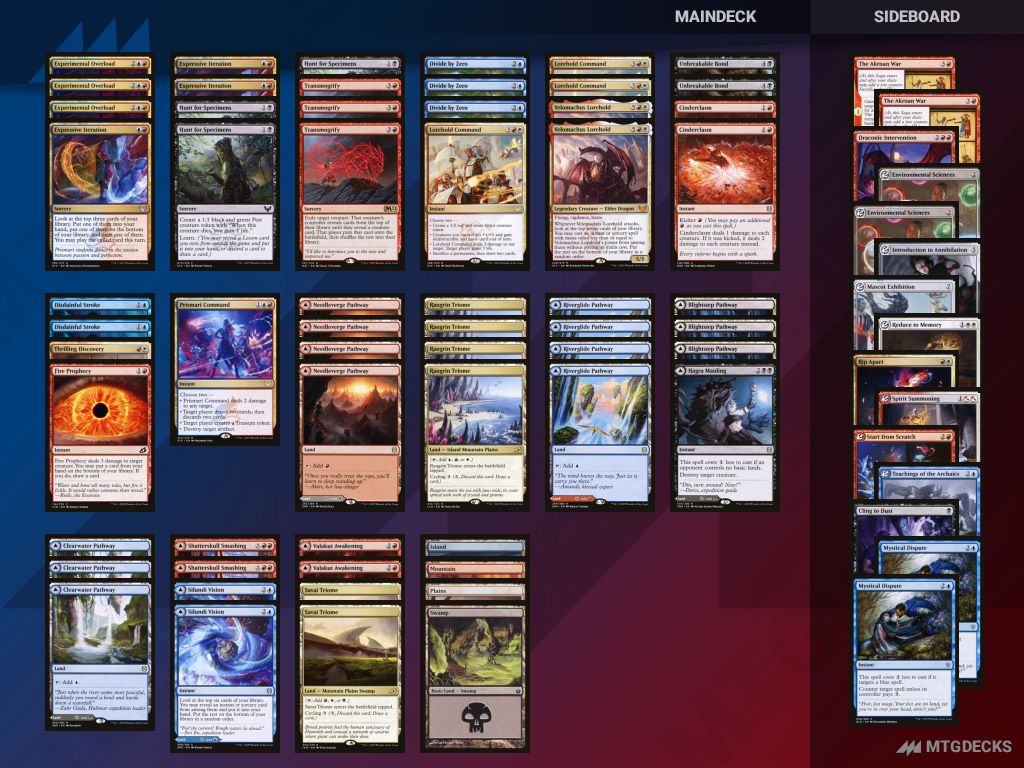 MTG Standard Midnight Hunt 4 Color Transmogrify top decks • MTG DECKS