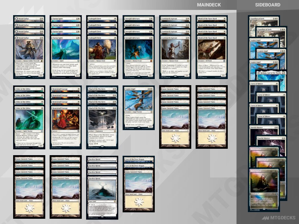 Arena Standard Mono-White Aggro ️ deck by Kenji Fukuya • MTG DECKS