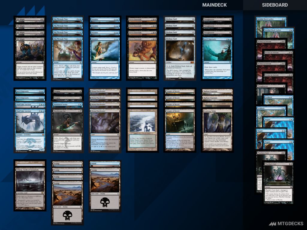 Standard UB Control deck by Ivan Floch • MTG DECKS