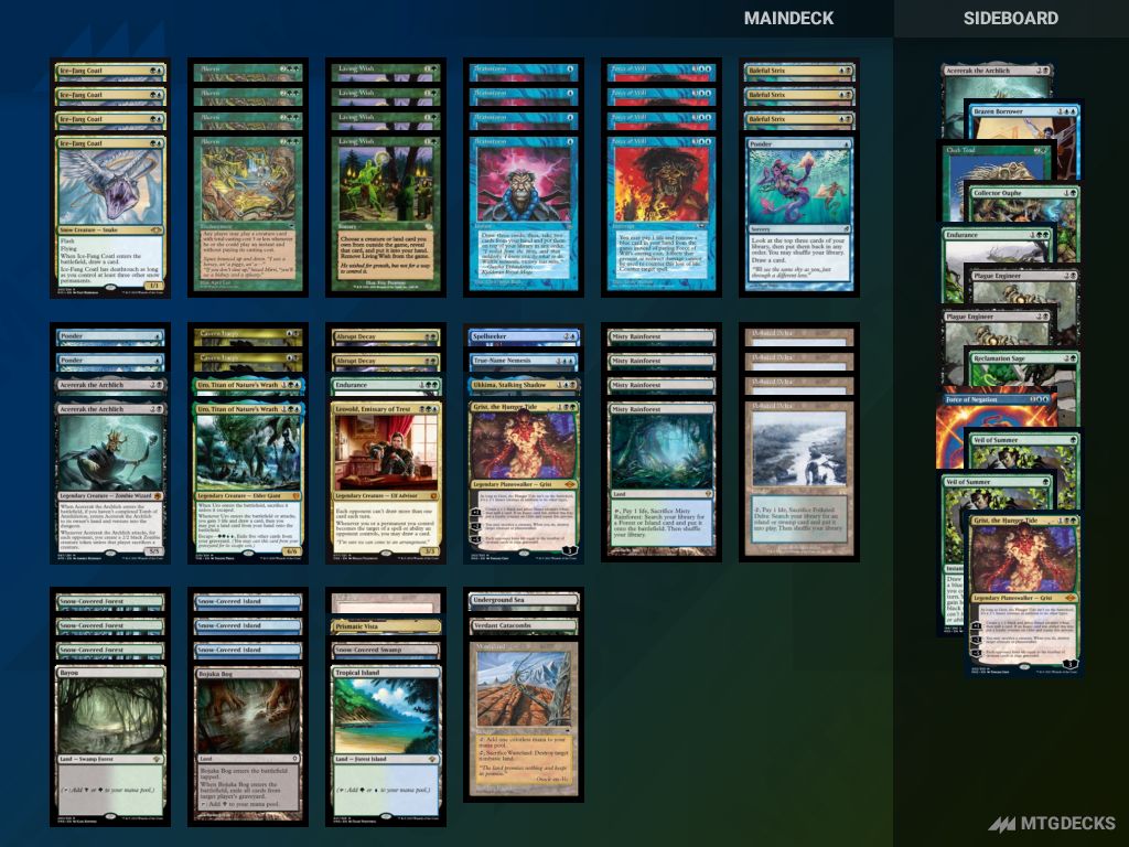 Legacy Aluren deck by Matthew Minniear • MTG DECKS