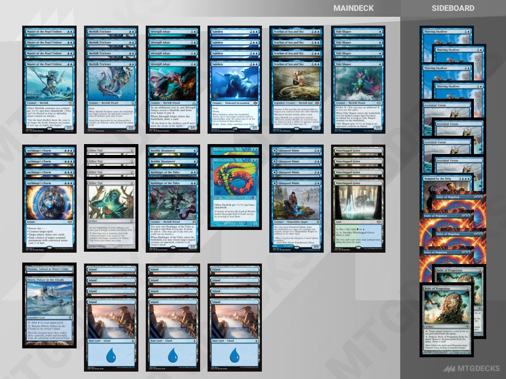 Modern Merfolk deck by Tulio_Jaudy • MTG DECKS