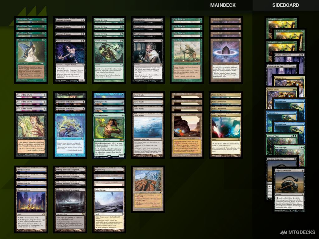 Legacy Dark Depths deck by Greekachu • MTG DECKS