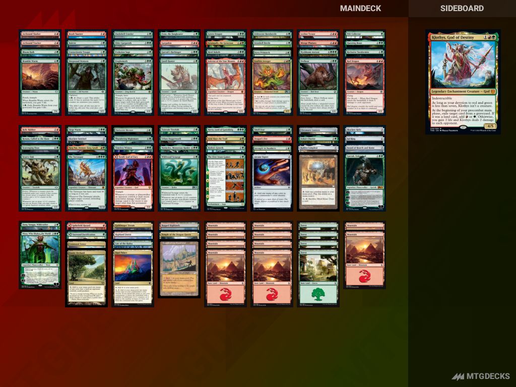 Commander Red/Green Counters deck by alabastersquash • MTG DECKS