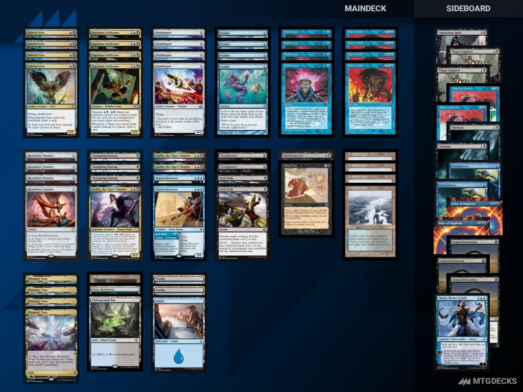 Legacy Ninja deck by Nagai Rinto • MTG DECKS