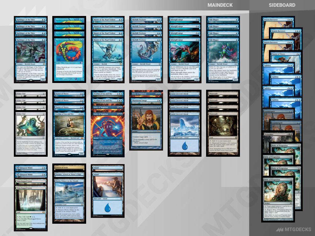 Modern Merfolk deck by davito • MTG DECKS