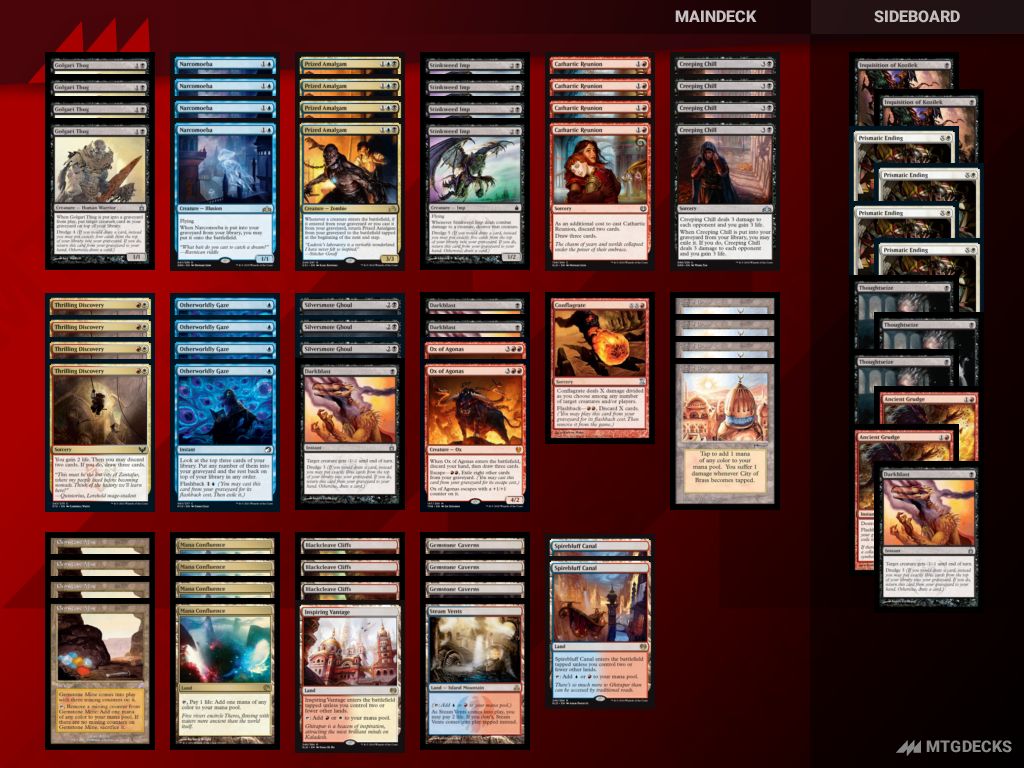 Modern Rainbow Dredge 2.8 deck by sodekmtg • MTG DECKS