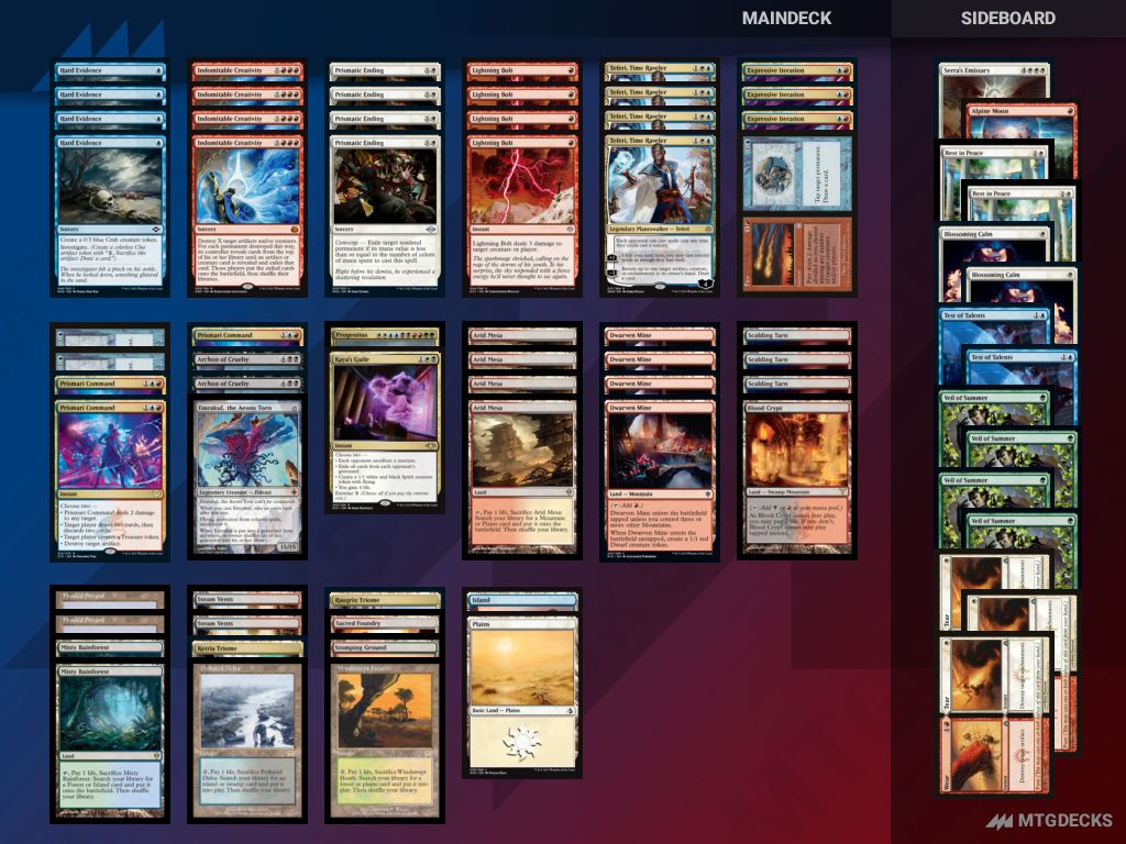 Modern Five-color Combo deck by Jonathan Bird • MTG DECKS