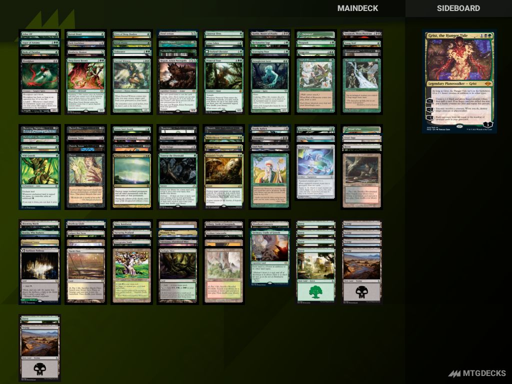Duel-Commander Grist deck by Jules Lestienne • MTG DECKS