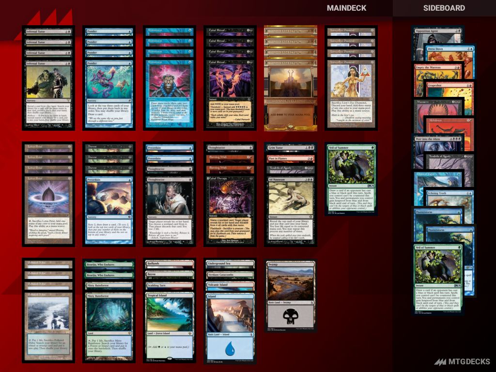 Legacy ANT deck by Sakai Yuuki • MTG DECKS