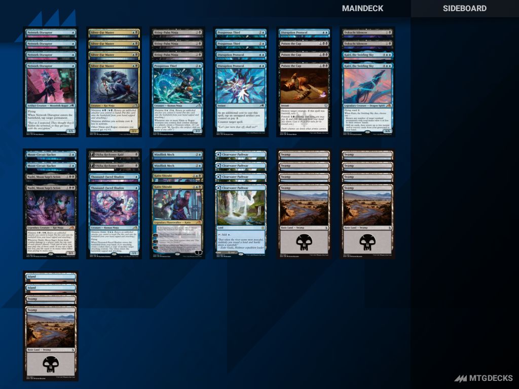 Arena Standard Ninja deck by Gutto • MTG DECKS