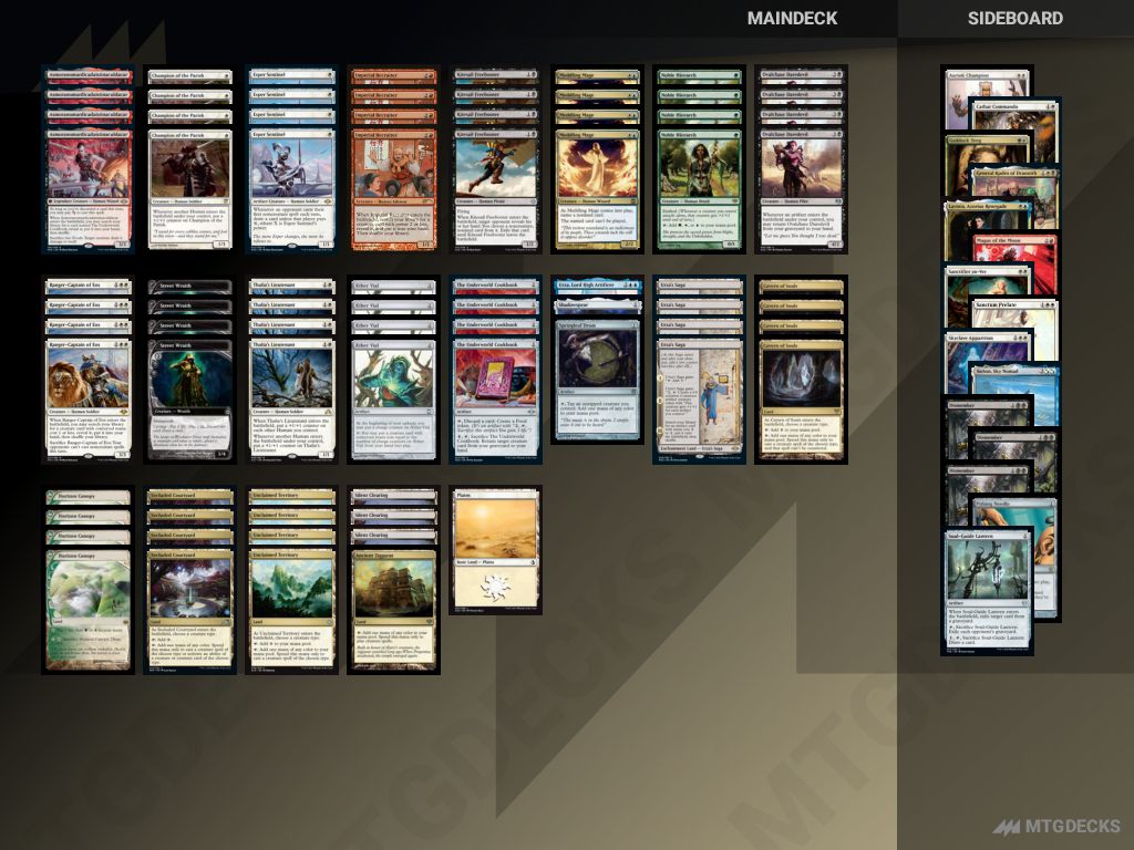 Modern Asmo - Humans 5C deck by deftjad • MTG DECKS