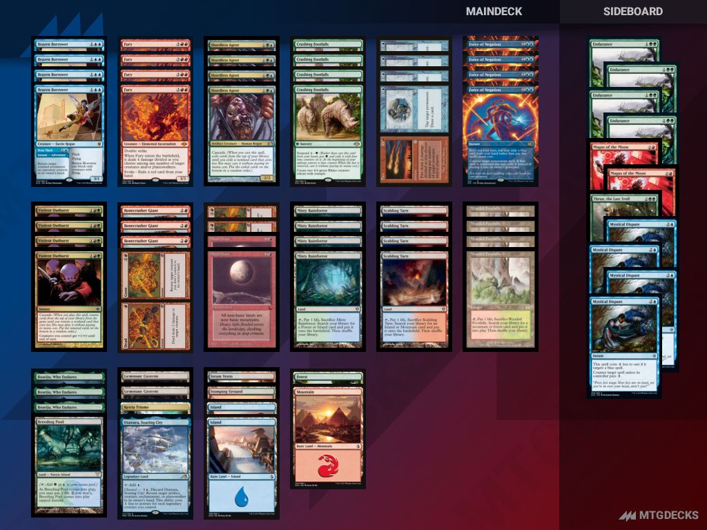 Modern Crashing Footfalls deck by Isaac Sears • MTG DECKS