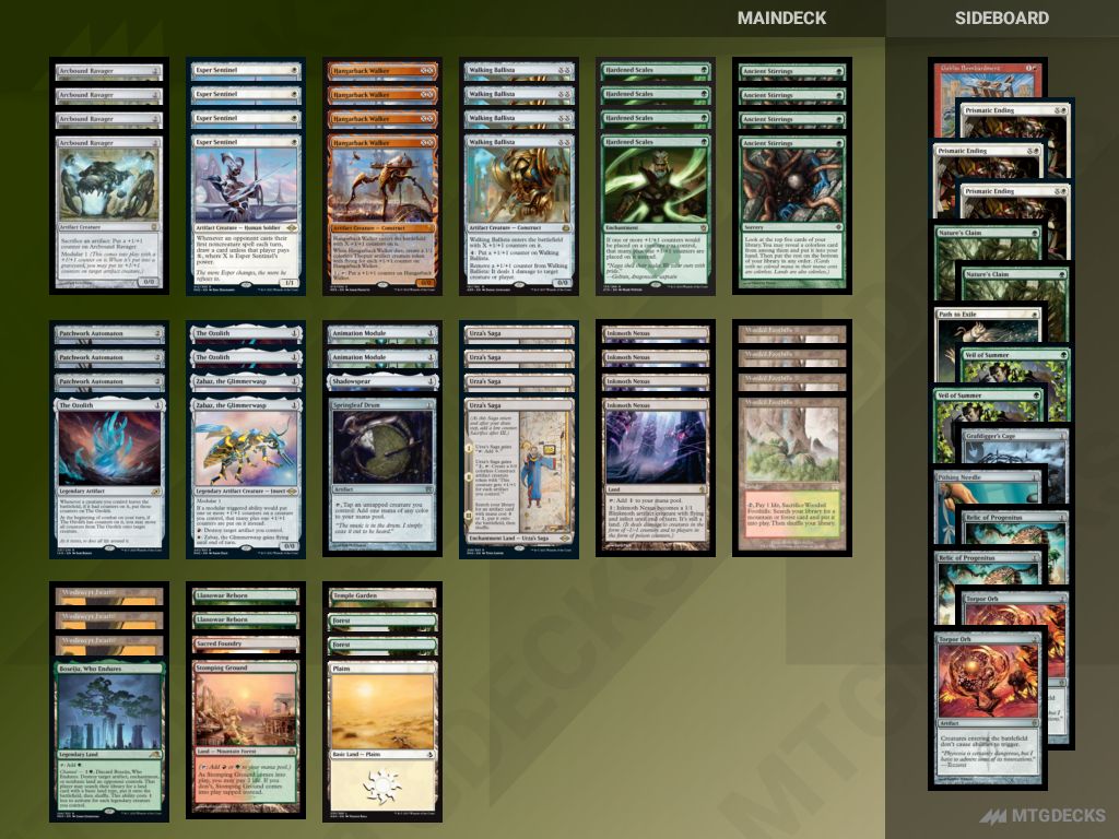 Modern Hardened Scales deck by Alex Dean • MTG DECKS