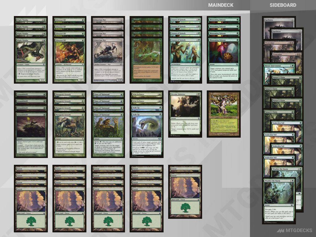 Modern Sultai Infect deck by James Newton • MTG DECKS