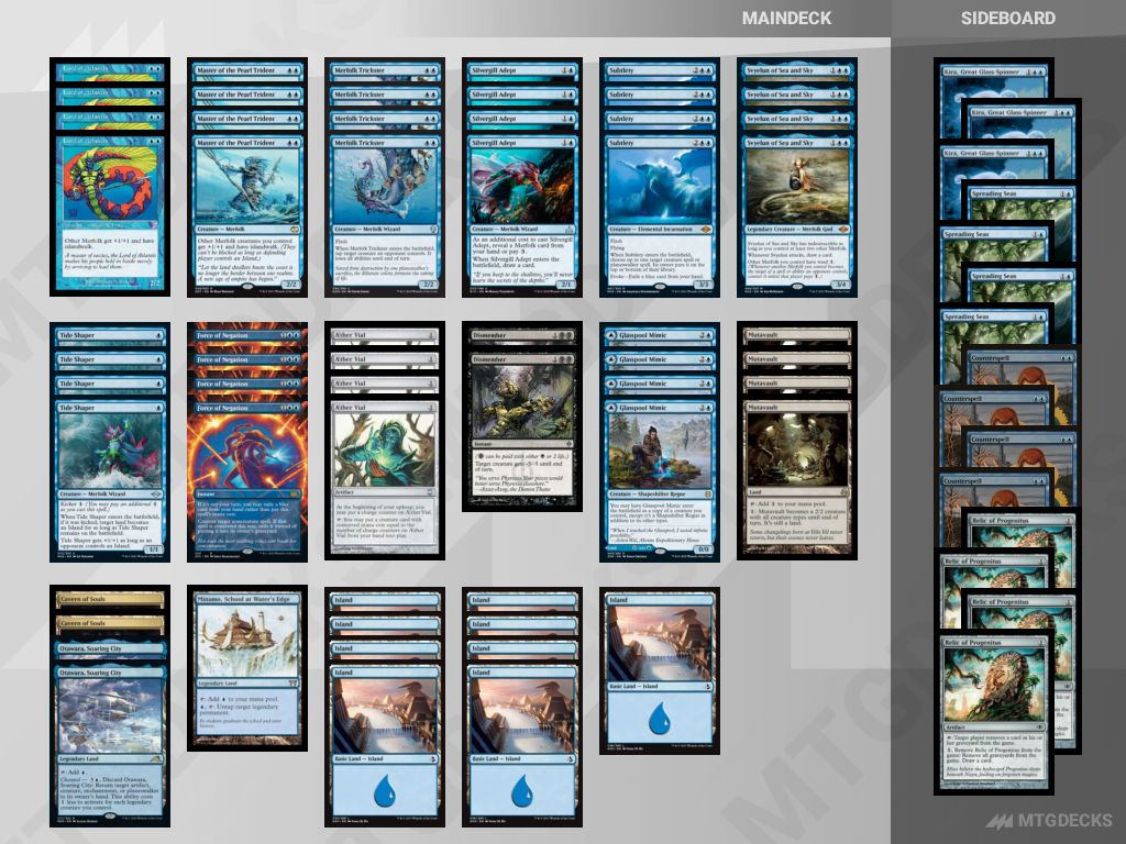 Modern Merfolk deck by Karamachi • MTG DECKS