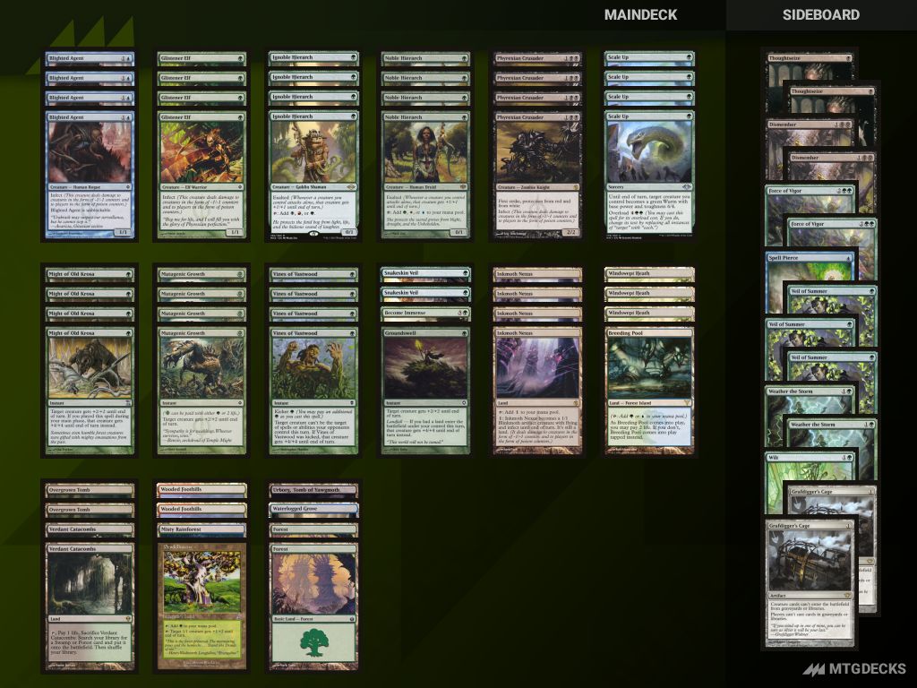 Modern Sultai Infect deck by Dirk Megee • MTG DECKS