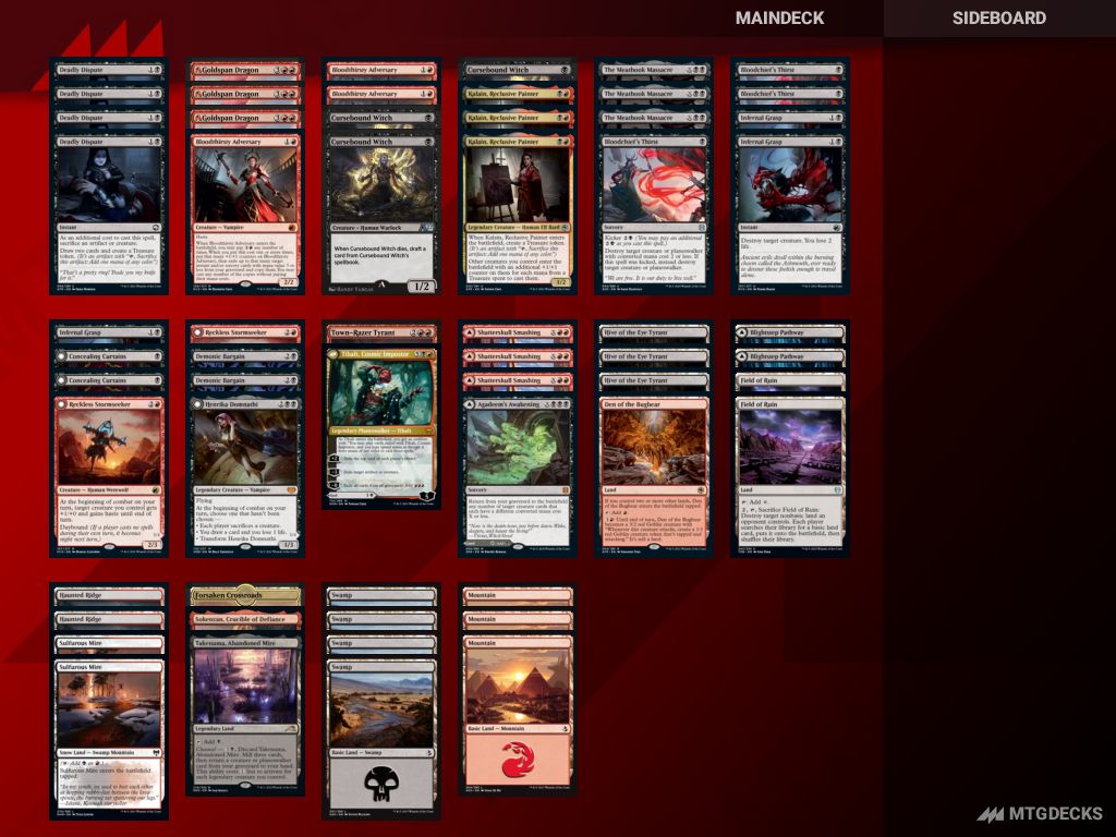 Arena Alchemy Haste Machine deck by Boris#69031 • MTG DECKS