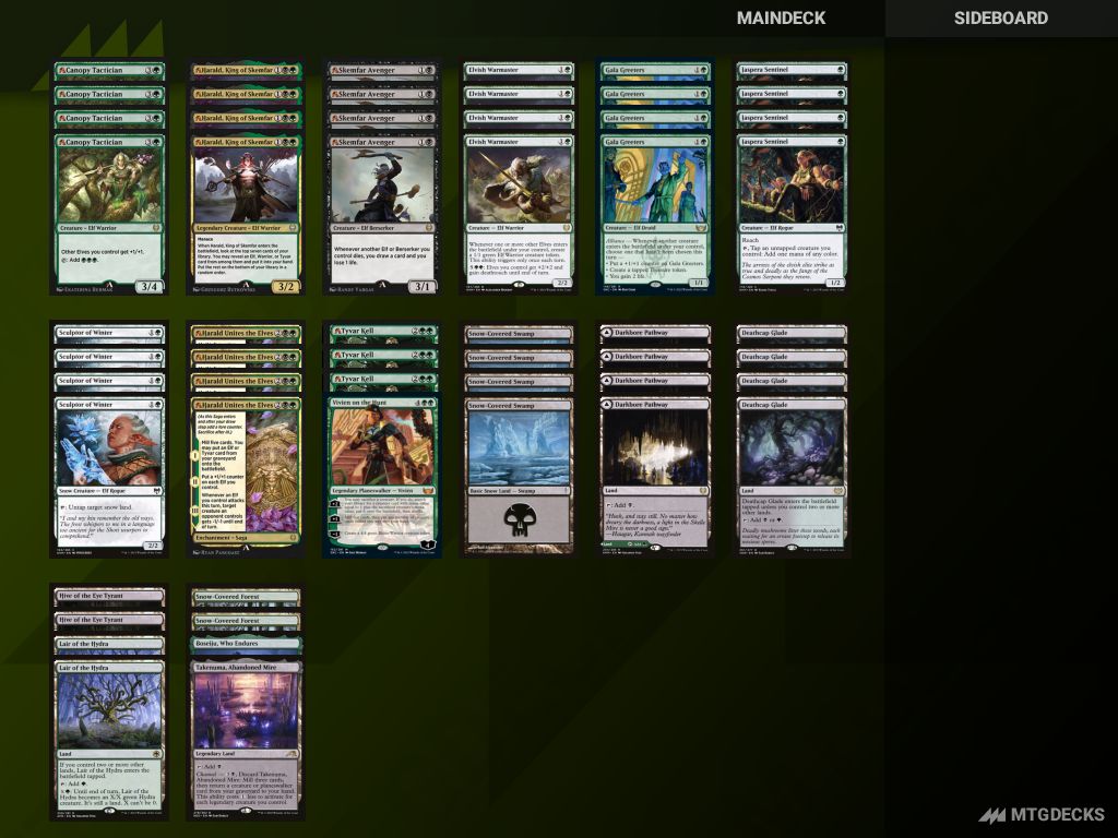 Alchemy GOLGARI ELF (Gala Greeters) deck by Ayase • MTG DECKS