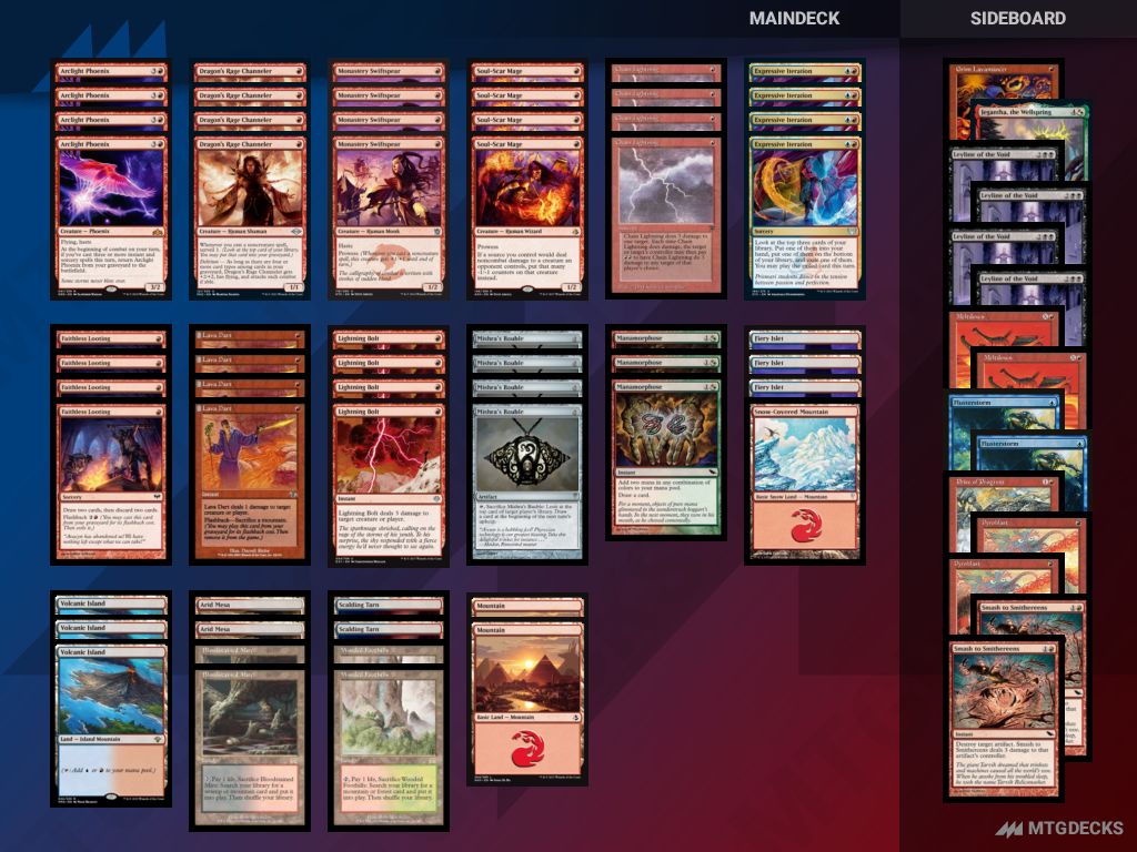 Legacy Mono-Red Phoenix deck by MerfolkBoy • MTG DECKS