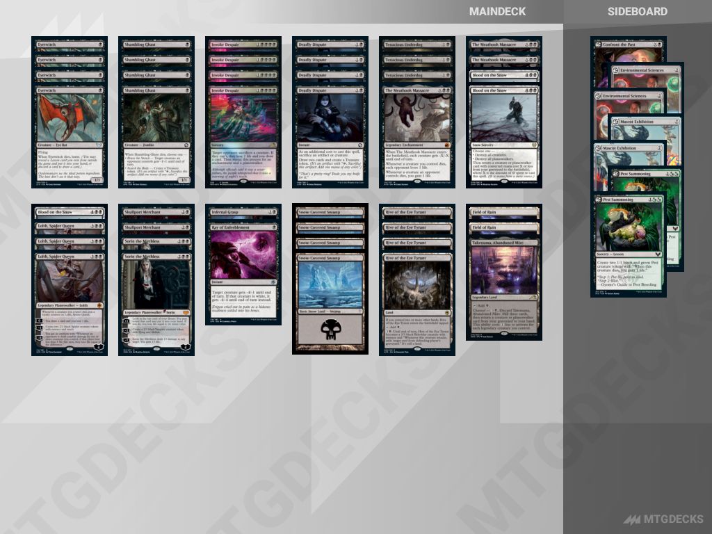 Arena Standard Black Control deck by Berbor • MTG DECKS