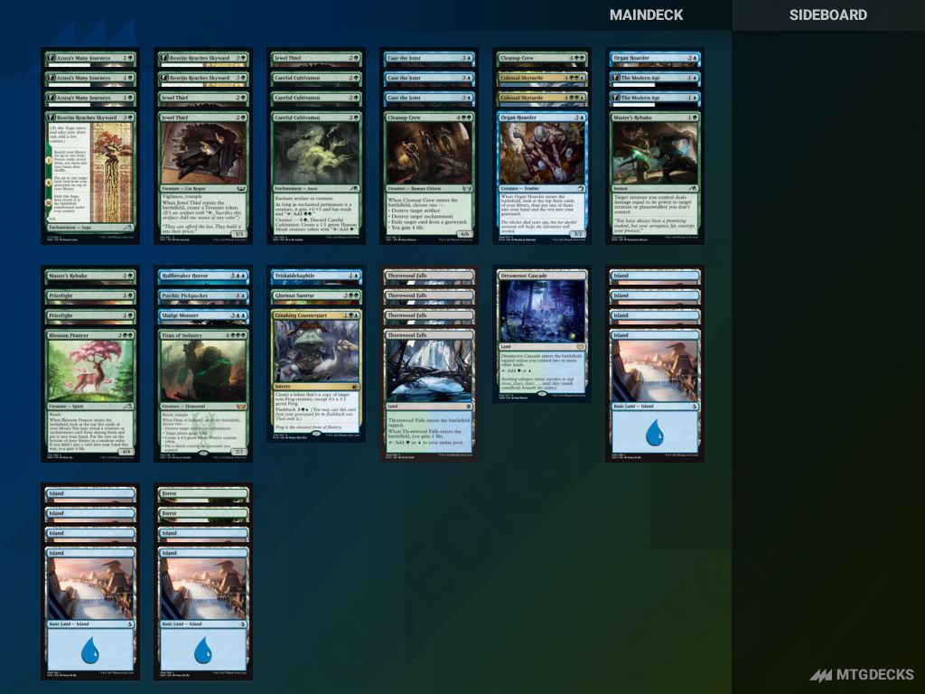 Arena Standard Blossoming Growth deck by MTG Arena • MTG DECKS