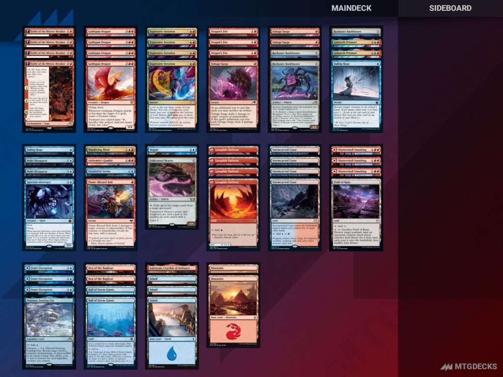 Standard UR Control deck by Kubo Yusuke • MTG DECKS