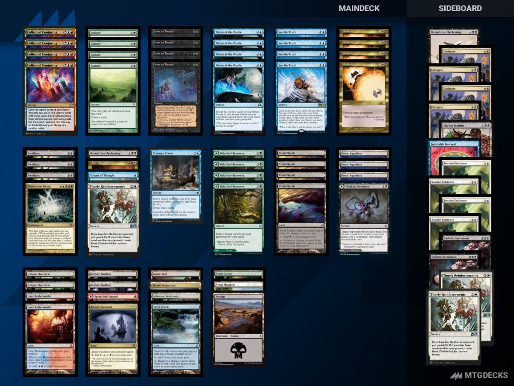 MTG Penny Dreadful 5 Color Conjuring top decks • MTG DECKS