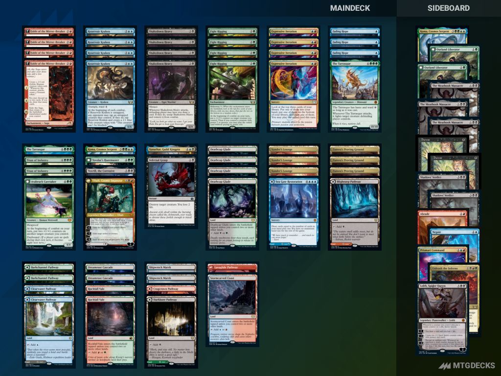 MTG Standard New Capenna 4 Color Rigging top decks • MTG DECKS