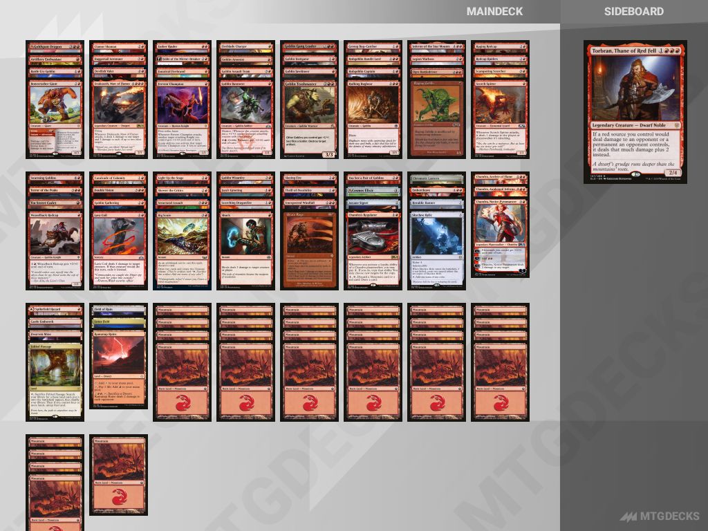 Historic-Brawl The Red Death deck by McBurgerKing • MTG DECKS