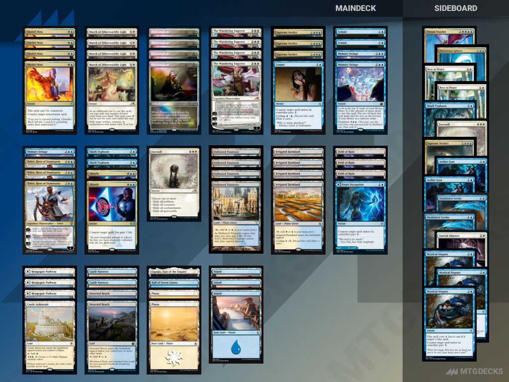 Pioneer Bant Control deck by Fireflight_LTD • MTG DECKS