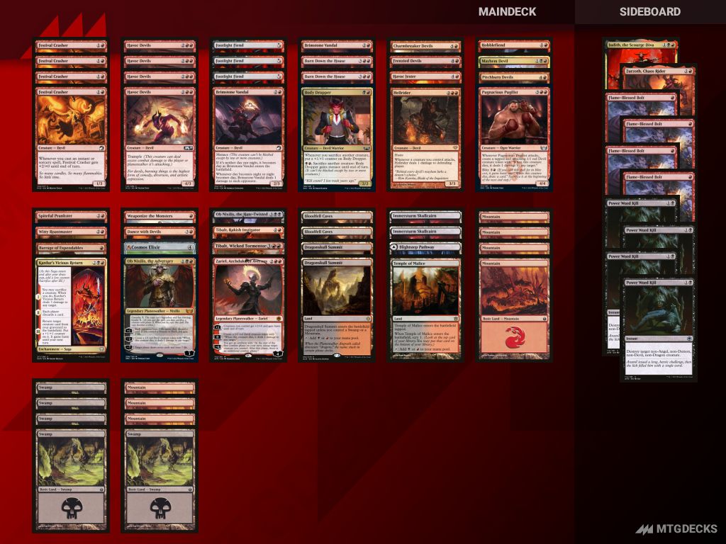 Historic ARI Rakdos Devils deck by AriannaStealth • MTG DECKS