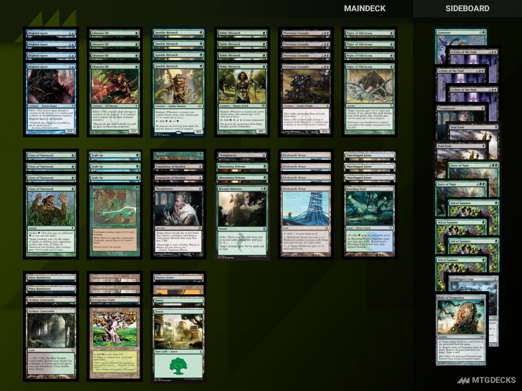 Modern Sultai Infect deck by AndreasR • MTG DECKS