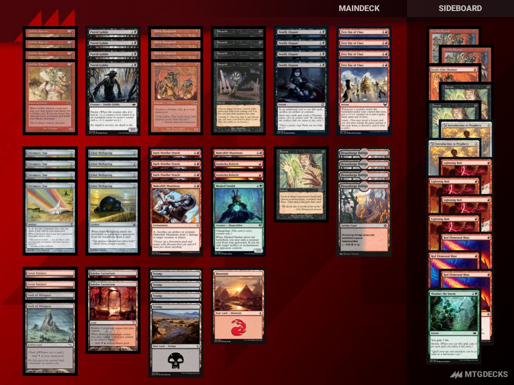 Pauper moggwarts deck by Complete name: Fabio Miyasato • MTG DECKS